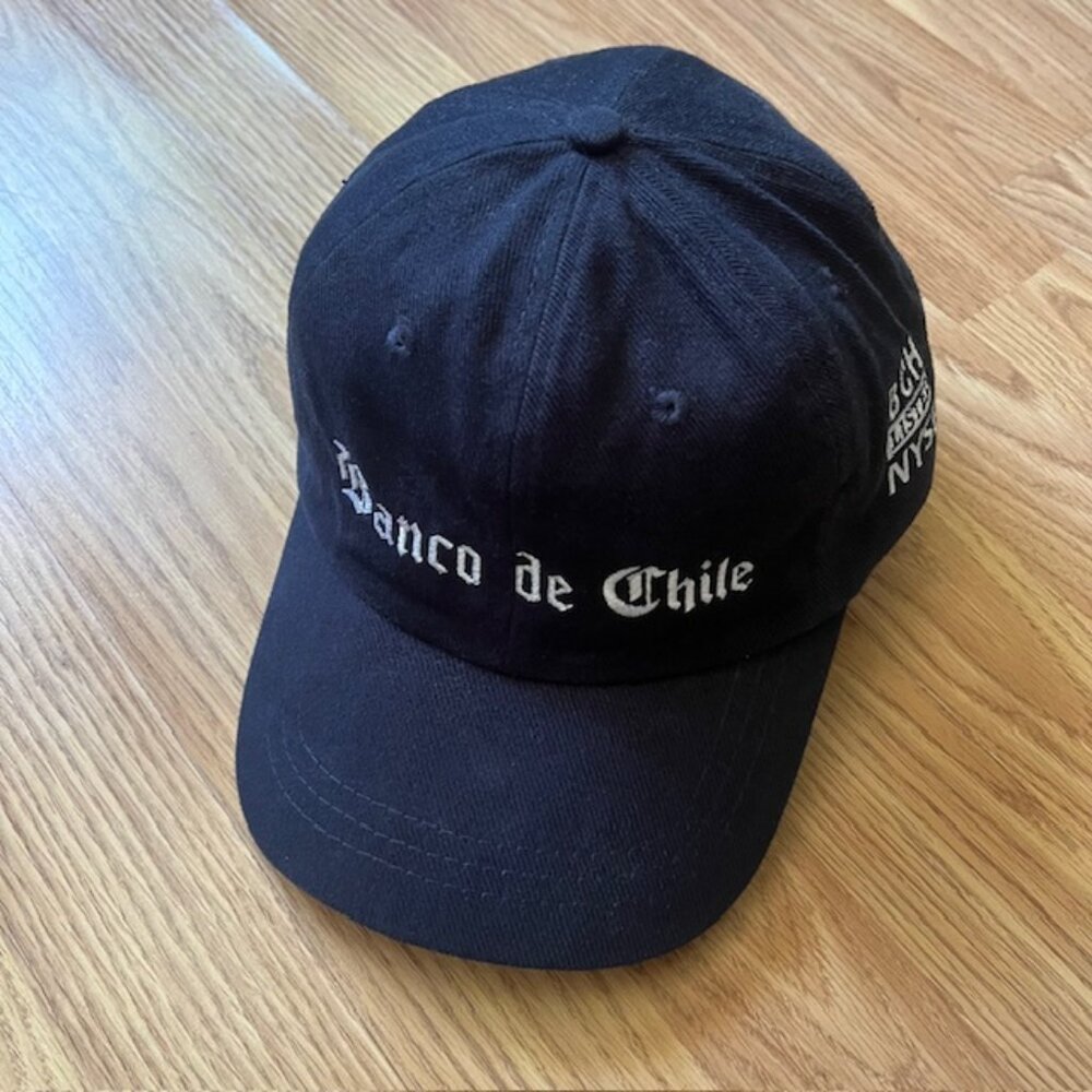 Rare Banco De Chile Nyse Hat Cap Bch Listed Nyse Navy - Gem